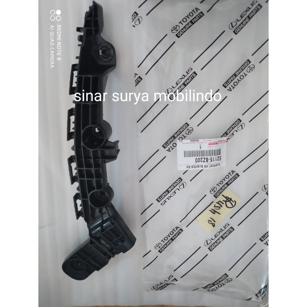 2018 Rush / Terios Front Bumper Support Bracket Original Genuine Toyota ...