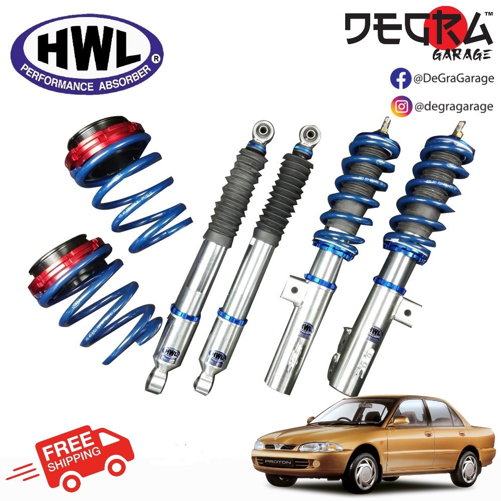 PROTON Wira HWL MT1-BS Adjustable Hi-Low/Soft Hard/Bodyshift 24-Steps ...