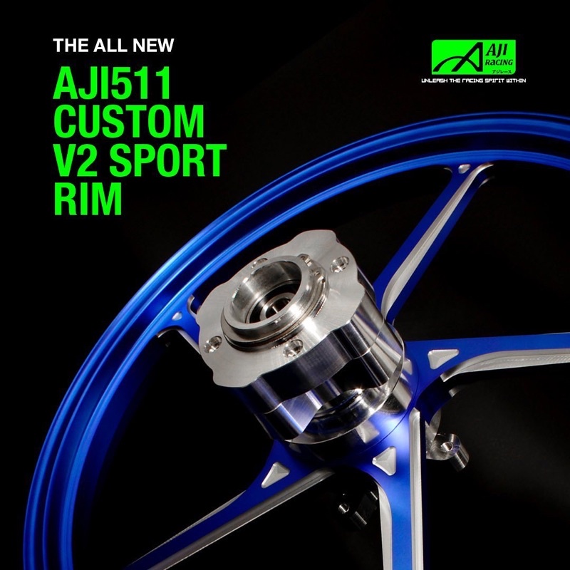 AJI RACING 511 HUB CUSTOM V2 Y15 RS150 LC135 125ZR | Shopee Malaysia