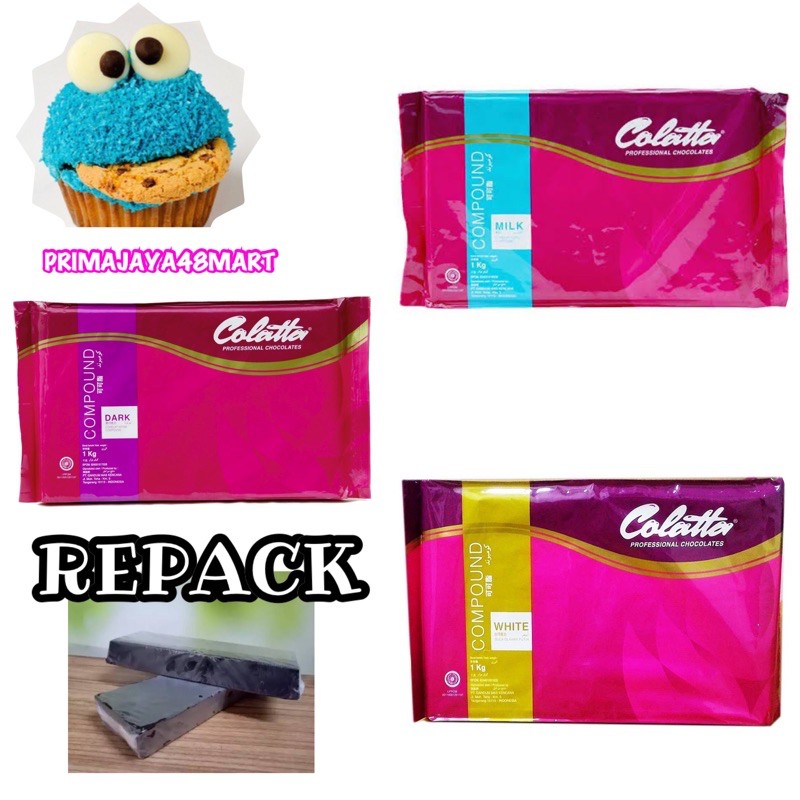 REPACK: 166G/200G - COLATTA COMPOUND/PASTRY/Chocolate/Chocolate Bar ...