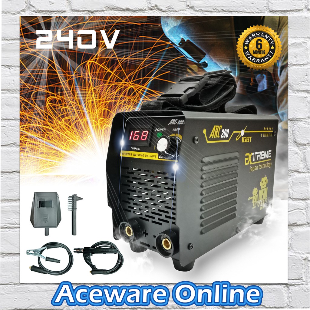 EXTREME JAPAN TECHNOLOGY ARC200 INVERTER WELDING MACHINE ARC WELDING ...