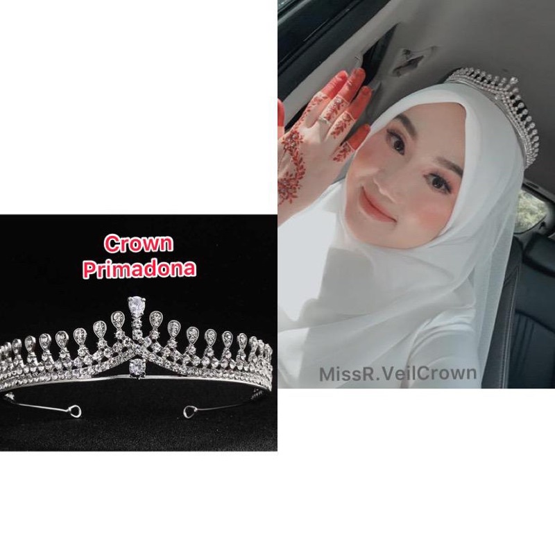 Crown Nikah Crown Pengantin Tunang Sanding Mahkota Tiara Bridal ...