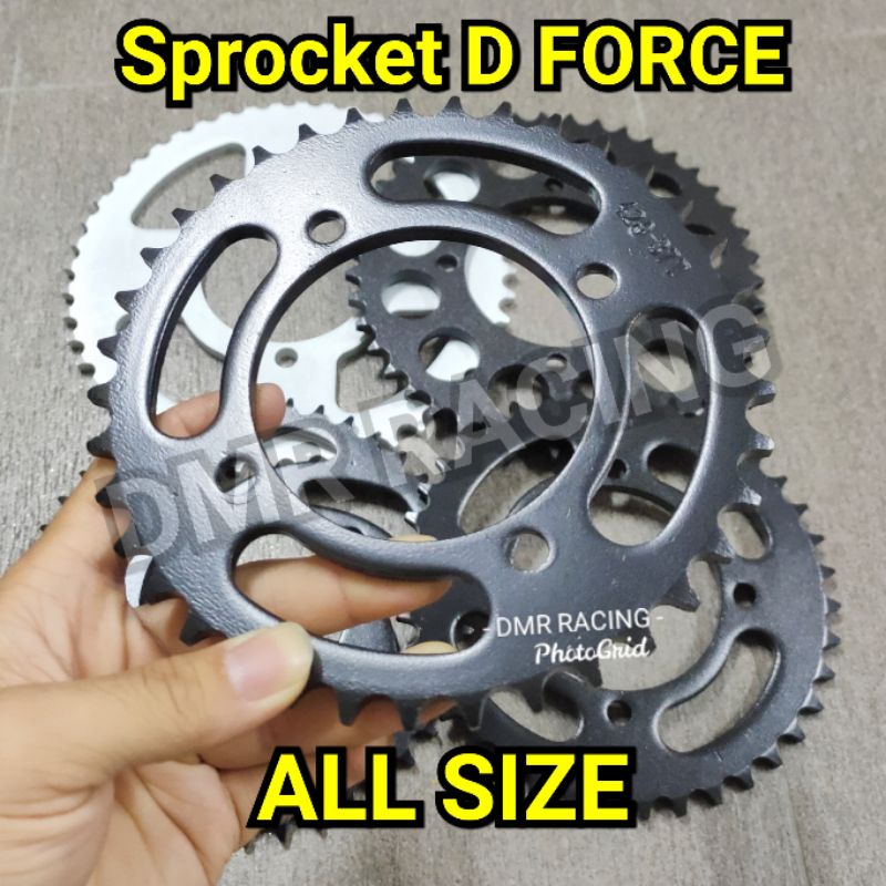 [READY STOCK] DEMAK D FORCE 120/160 Rear Sprocket 428 All Size 37T 39T ...
