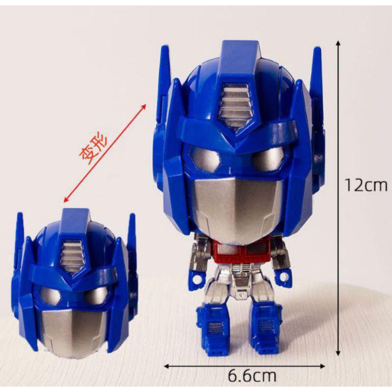 Transformer Toy Cake Topper Optimus Prime Bumblebee Kid Pretend Play ...