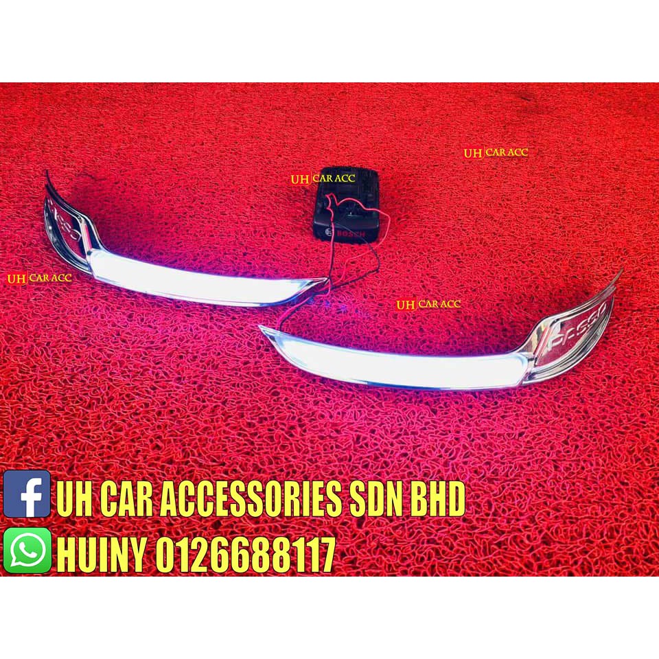 Perodua Myvi Lagi Best 2012-2014 Front Head Lamp Headlamp Eyes Brow Led ...