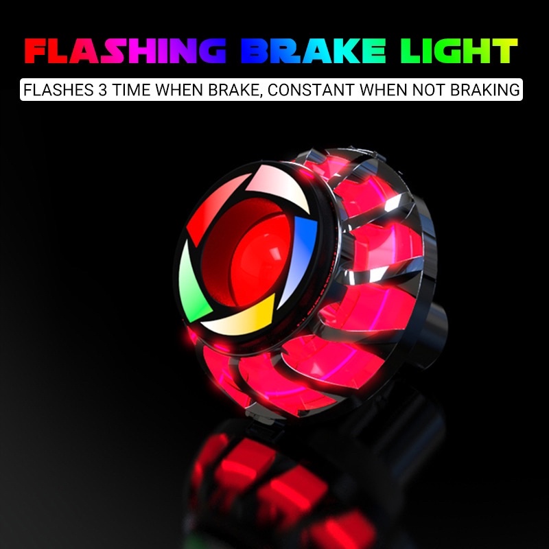 Motorcycle LED brake light Angel Eye light BAY15D 1157 Tail Angel Eye ...