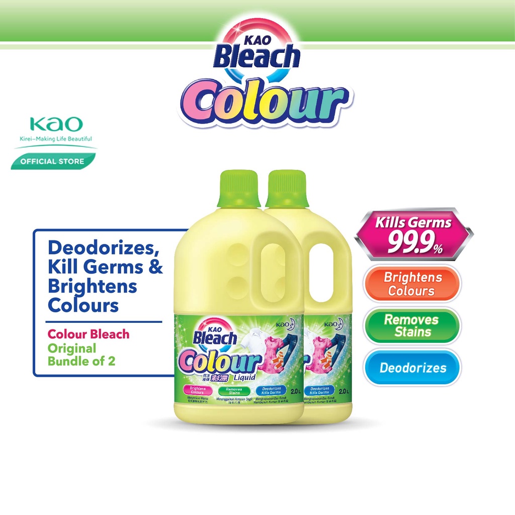 [Bundle of 2] KAO Bleach Colour Liquid (2000ml) | Shopee Malaysia