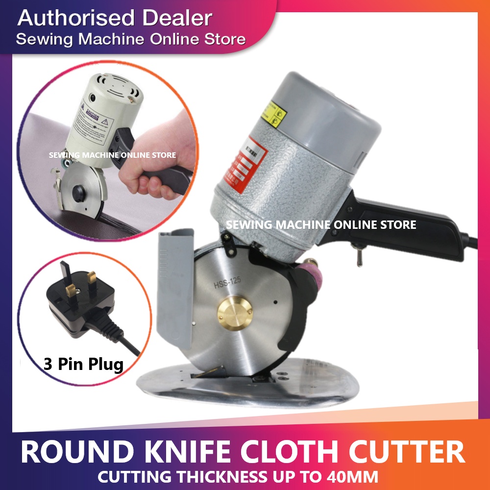 🔥Ready Stock🔥 Mesin Potong Kain / Round Knife Cloth Cutter Machine ...