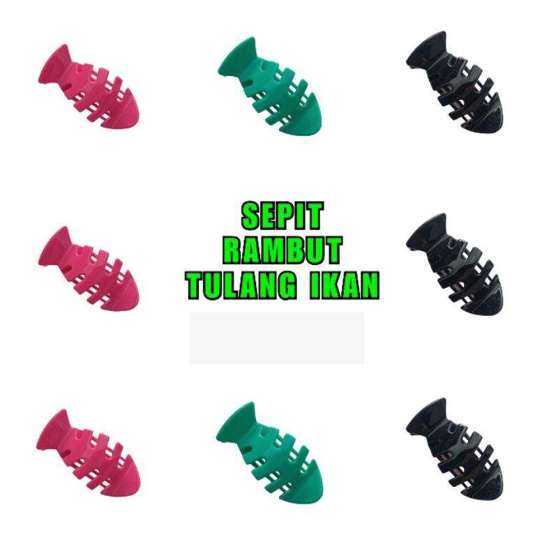 MAGNOLIA Sepit Rambut Tulang Ikan | Kepit Rambut Tulang Ikan | Shopee ...