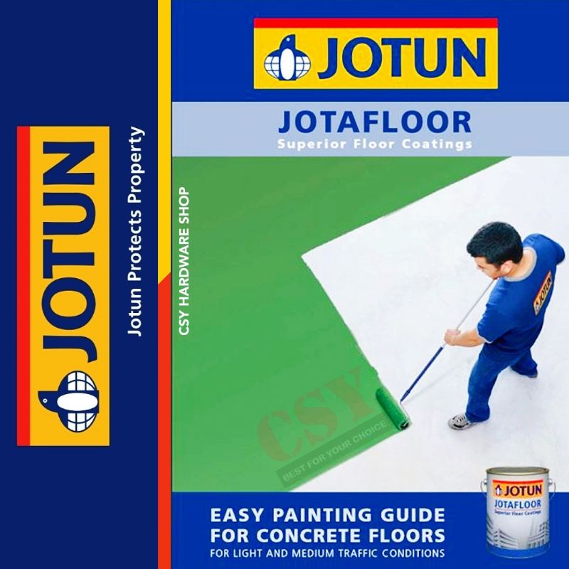 JOTUN JOTAFLOOR Paint Epoxy Floor Paint 5Liter cat Lantai Shopee