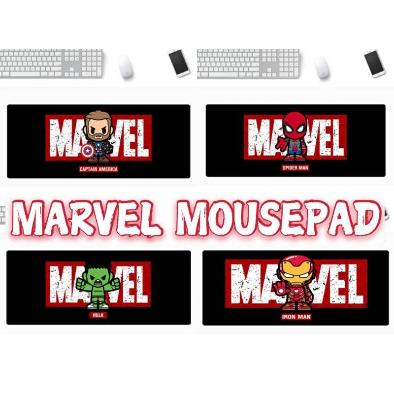 [READY STOCK] Avengers Marvel Large Thick 3mm Gaming Mouse Pad#Ironman ...