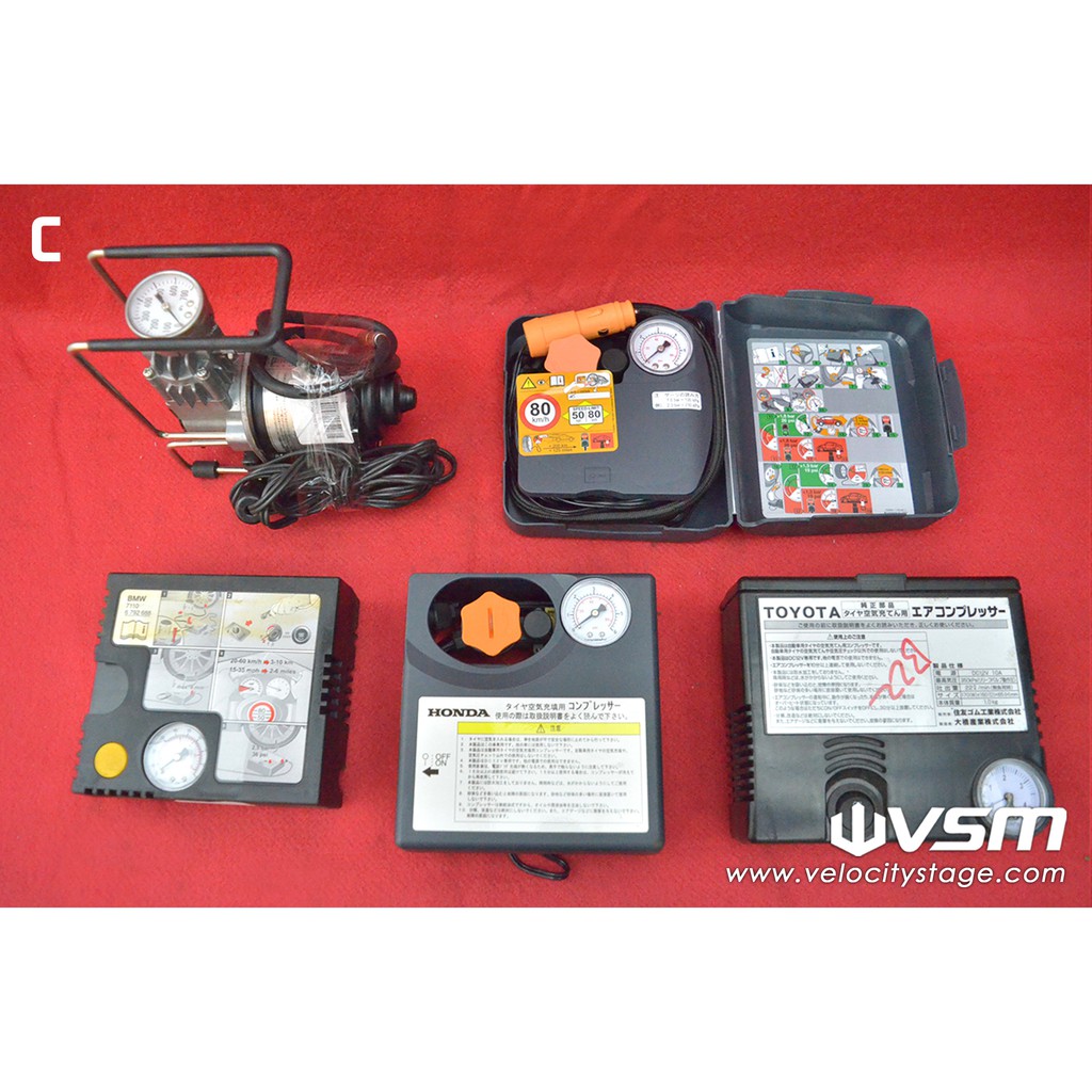 Jepun Pam Portable air pump tyre pam tayar mini Universal basikal ...