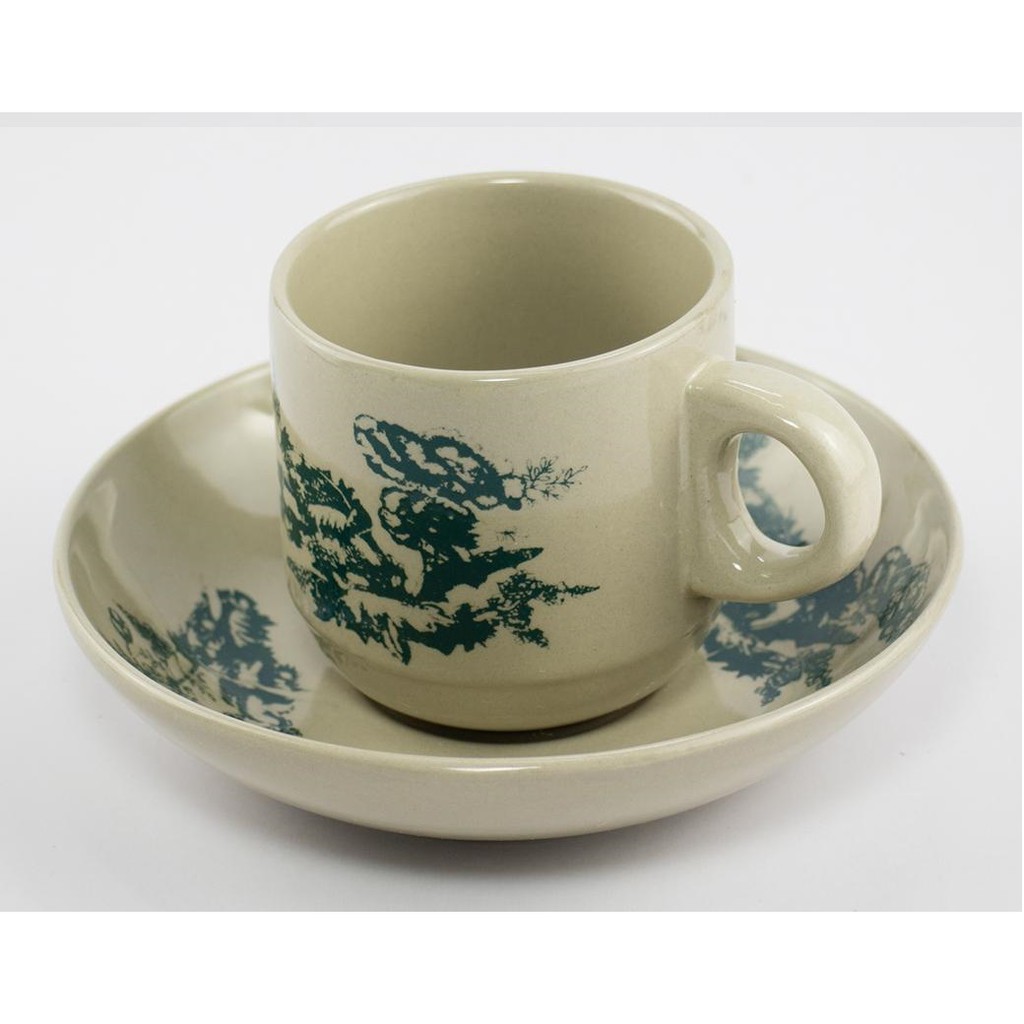 Kopitiam Ceramic Cup + plates ( 1SET ) . | Shopee Malaysia