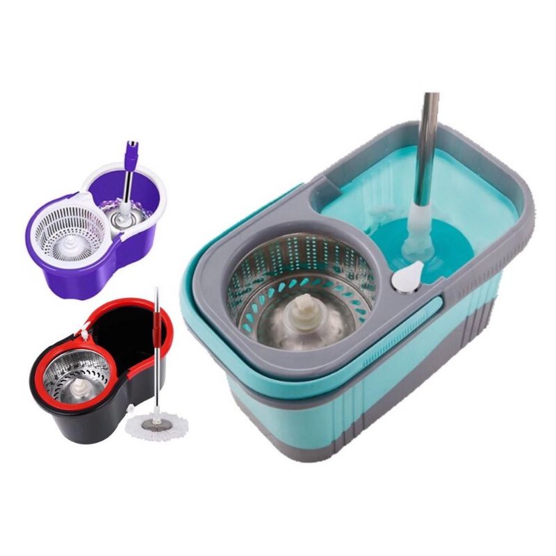 Magic Spin Mop Basket 360 Spin Wheel | Shopee Malaysia