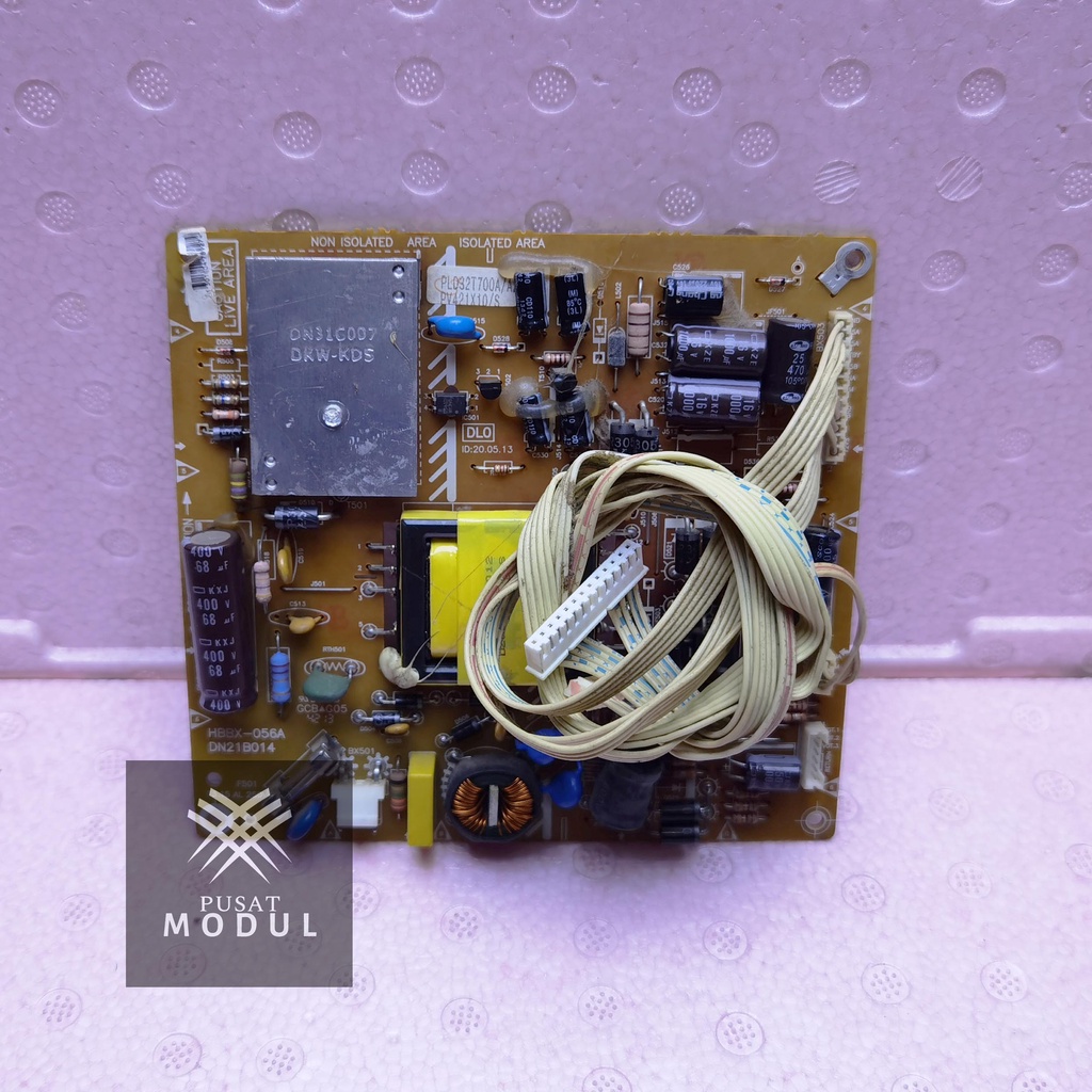 Power SUPPLY / PSU POLYTRON LED TV HBBX-056A DN21B04 32 SERIES | Shopee ...