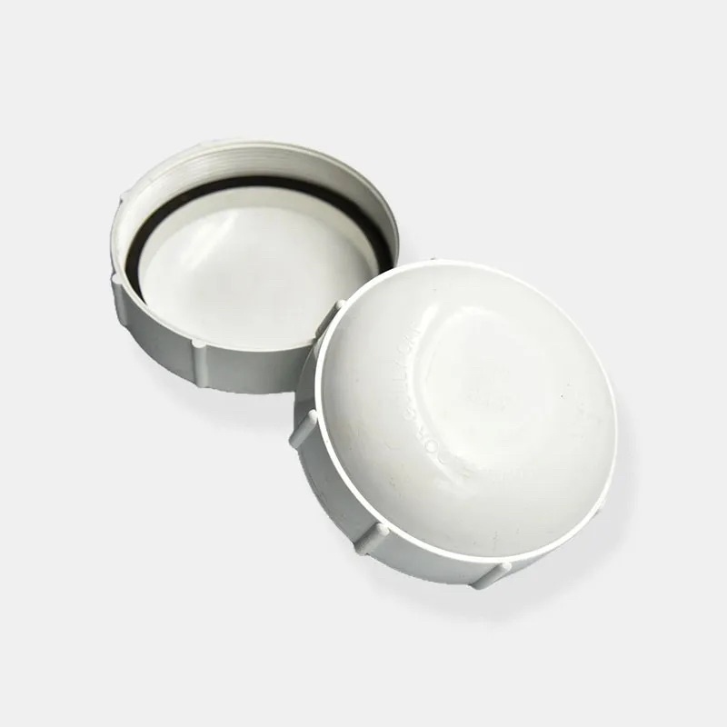 [1 PC] 4" (110MM) UPVC FITTING FLOOR GULLY CAP WITH RUBBER RING / TRAP ...