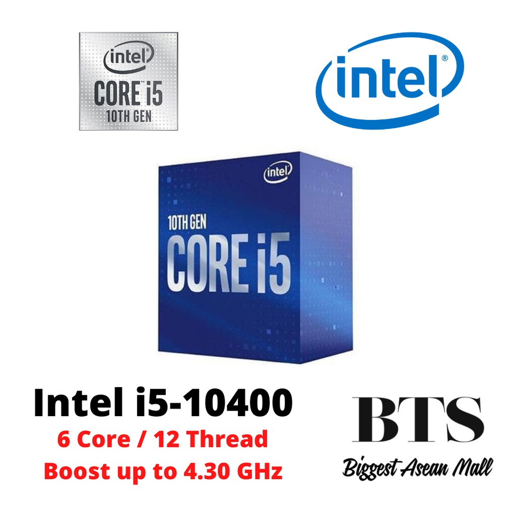 INTEL CORE I5-10400/I5-10400F PROCESSOR (12MB CACHE, UP TO 4.30GHz ...