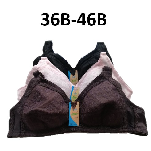 CUP B- Plus Size Wireless Bra Cup B Full Cup/ Baju dalam Saiz Besar Cup ...