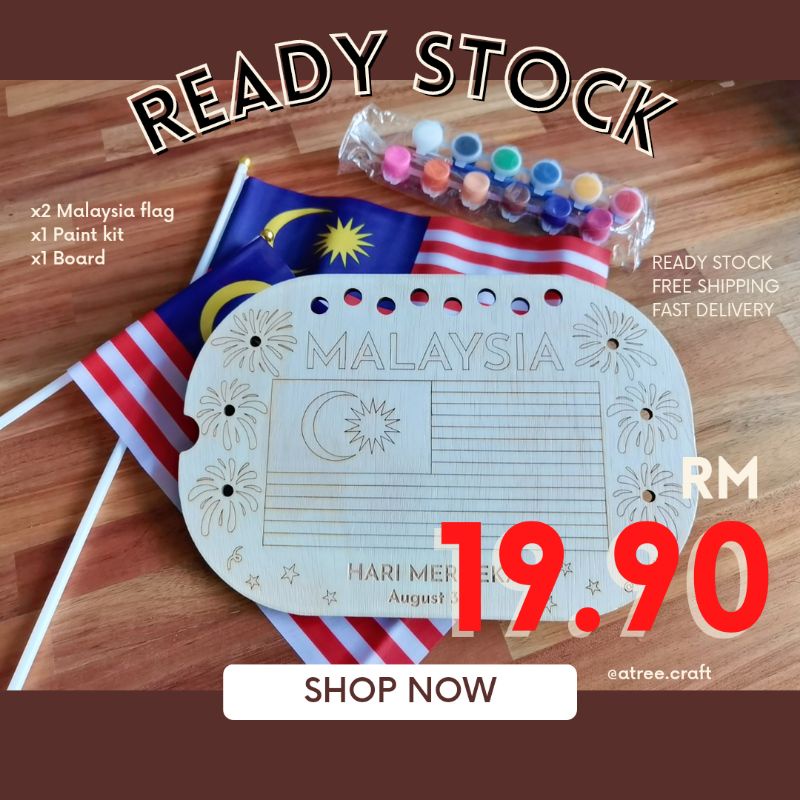 Malaysia National Day Merdeka Painting Kit | Shopee Malaysia