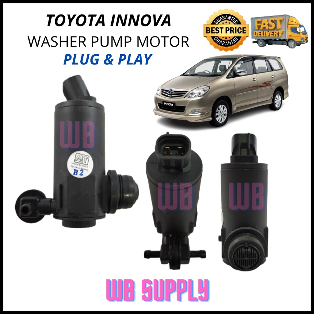 TOYOTA INNOVA TGN40 WASHER PUMP MOTOR (OEM) AIR SPRAY VIPER TANK KERETA ...
