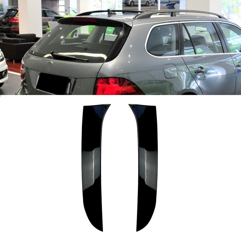 Gloss Black Rear Side Wing Roof Spoiler Stickers Trim Cover for Golf 6 ...