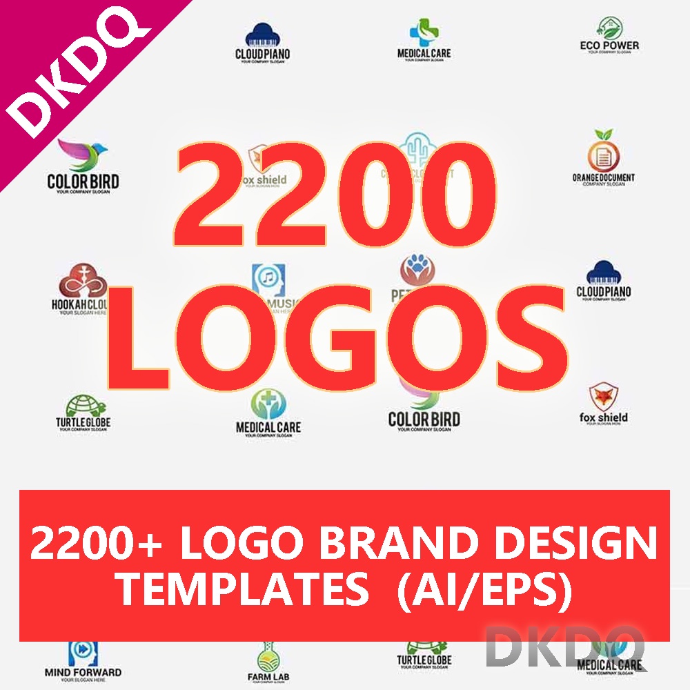 👾 2200 High Quality Logos Design Template ATHENA0046 Vector AI EPS ...