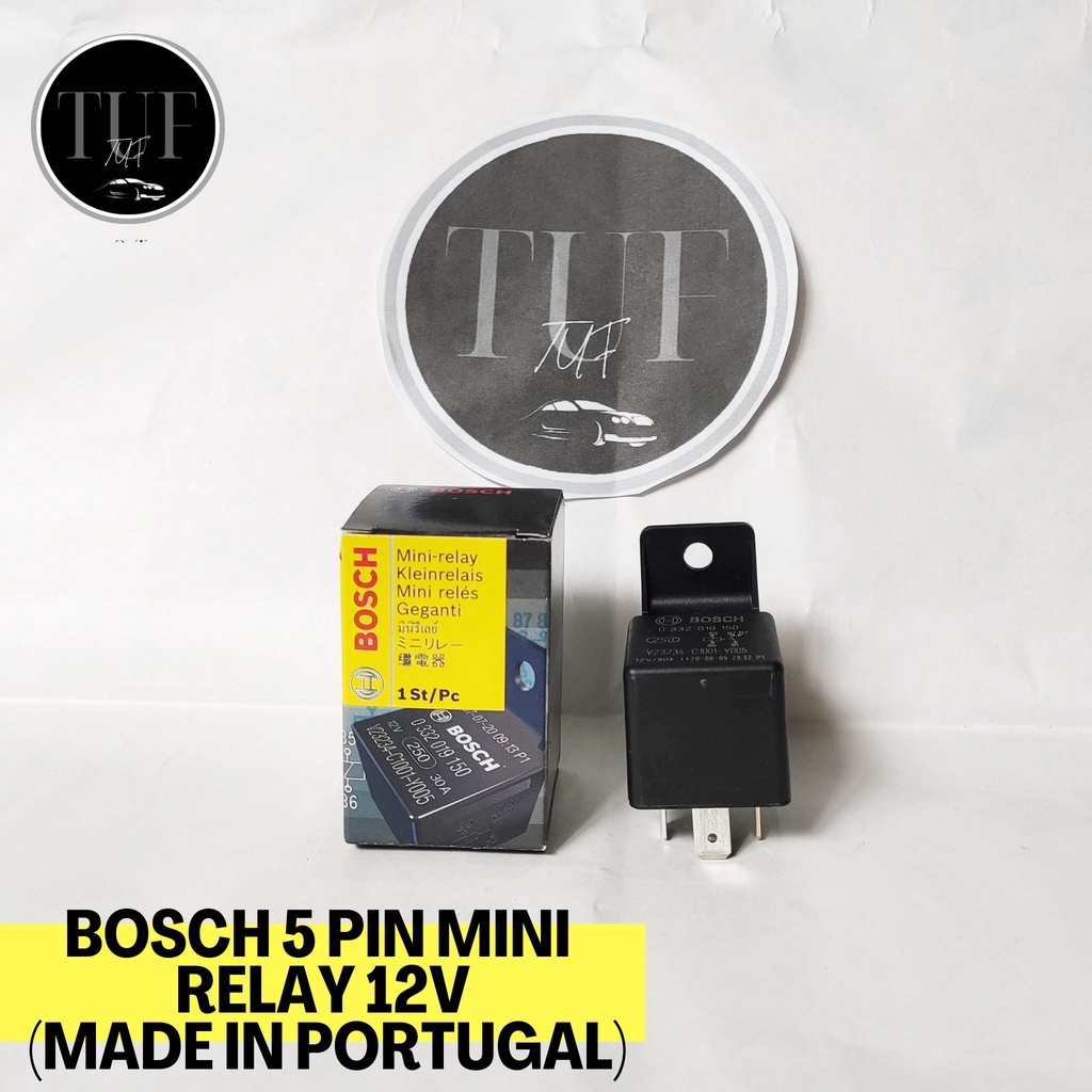 BOSCH 5 PIN MINI RELAY 12V (MADE IN PORTUGAL) | Shopee Malaysia