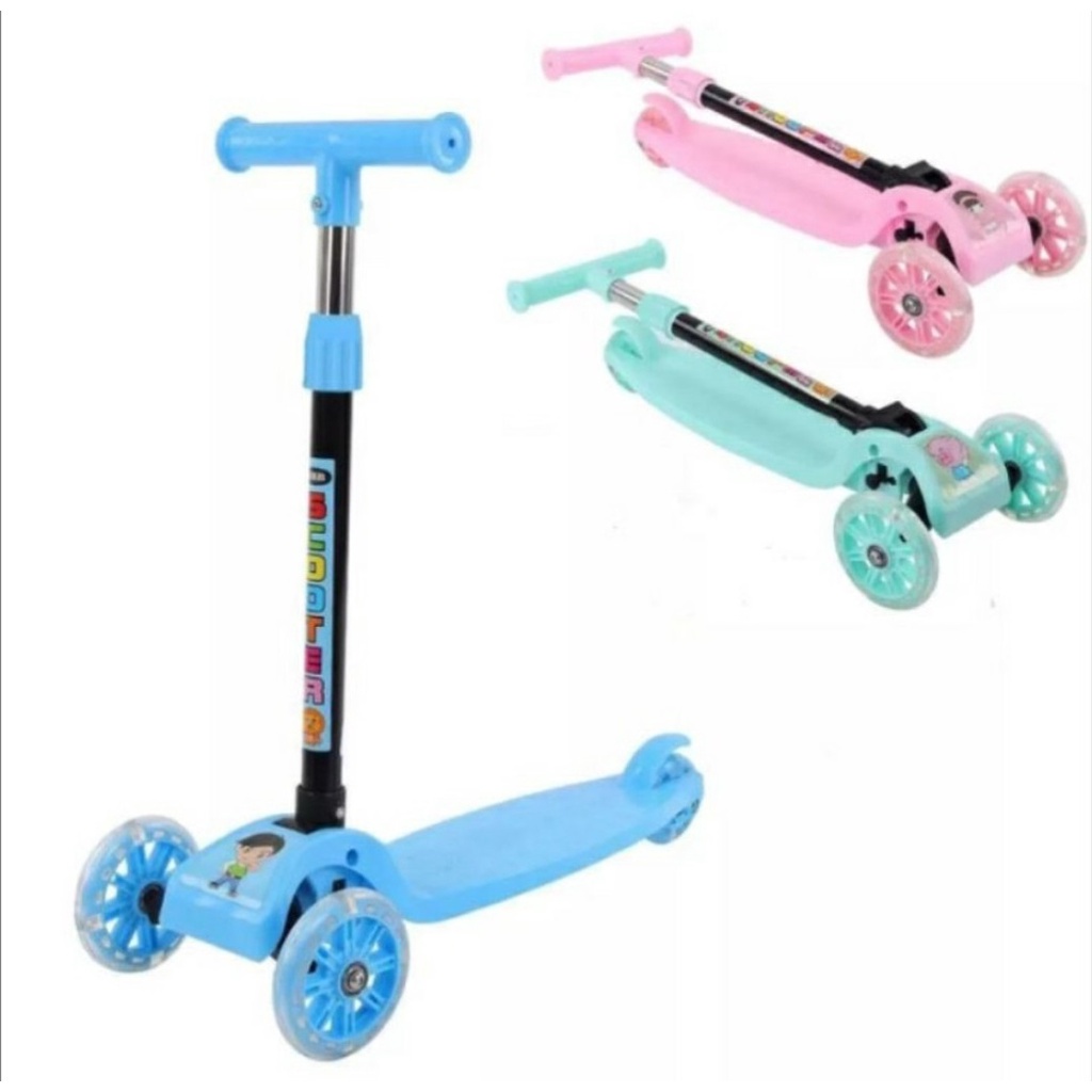 Baby Scooter, 3-Wheel Baby Scooter with Smart Light | Shopee Malaysia