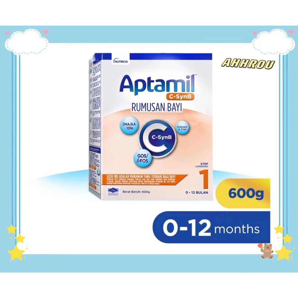Aptamil C-SynB Step 1 0-12 bulan 600g (Exp: 3/2024) | Shopee Malaysia