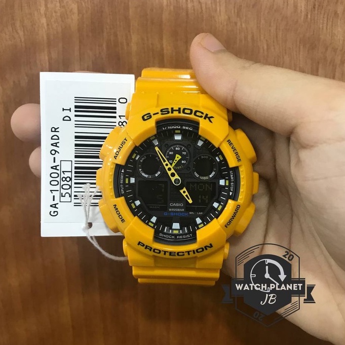CASIO G-SHOCK GA-100A-9A BUMBBLEBEE ORIGINAL | Shopee Malaysia