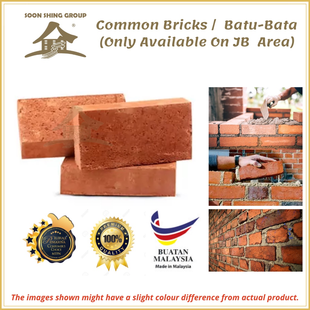 Common Bricks / Batu-Bata (Only Available in JB Area) | Shopee Malaysia