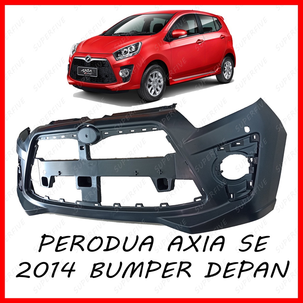 PERODUA AXIA SE ADVANCE 2014 FRONT BUMPER / BUMPER DEPAN | Shopee Malaysia
