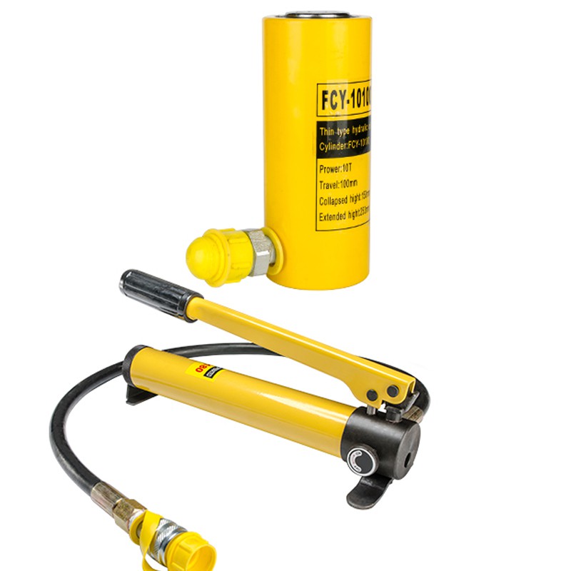 Ready Stock Long type hydraulic cylinder FCY-10100 Output 10T stroke ...