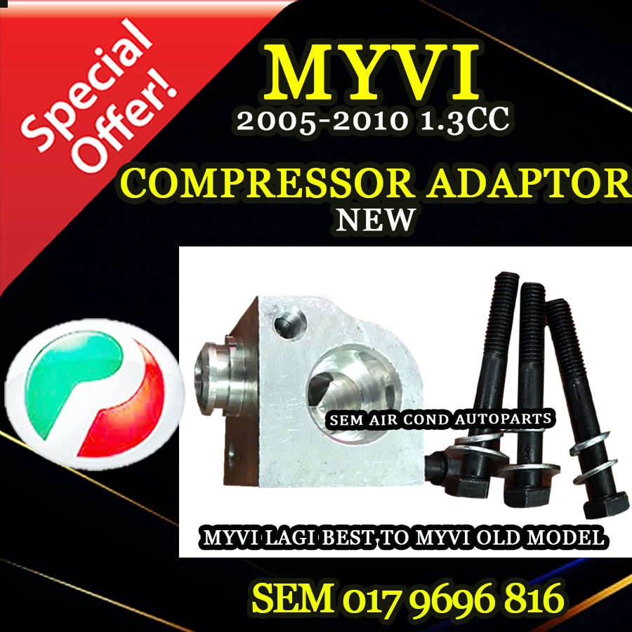 PERODUA MYVI LAGI BEST TO MYVI OLD MODEL COMPRESSOR ADAPTOR (CAR ...