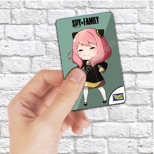 Anya Forger (Smiley Face) Spy X Family Fanart Anime Touch N Go Card ...