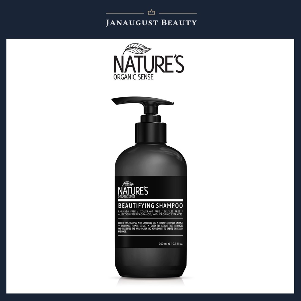 [FREE GIFT] Nature's Organic Sense Hair Shampoo - 300ml/1000ml (Anti ...