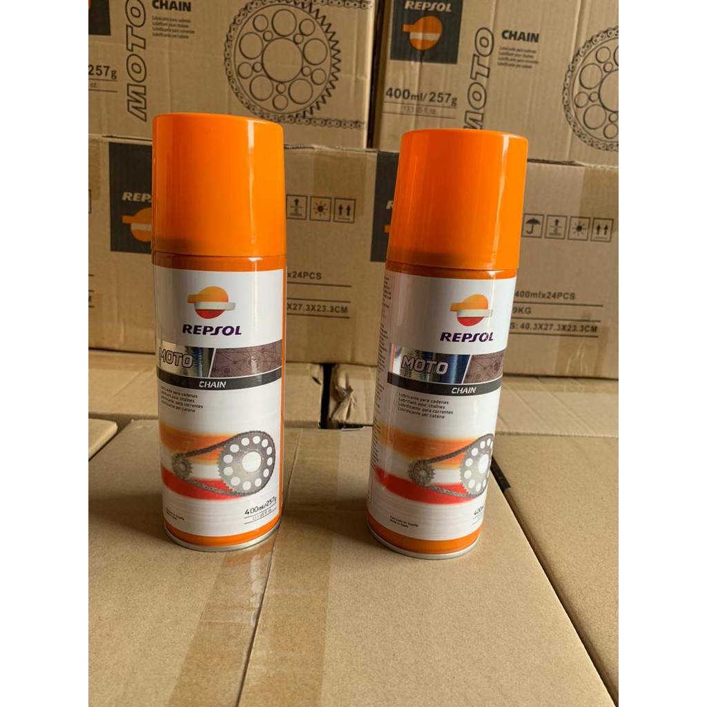 OFFER CHAIN LUBE REPSOL [100% ORIGINAL] SPRAY RANTAI REPSOL CHAIN ...