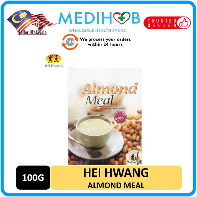 Hei Hwang Almond Meal Powder 黑王杏仁粉 400G (EXP02/2026) | Shopee Malaysia