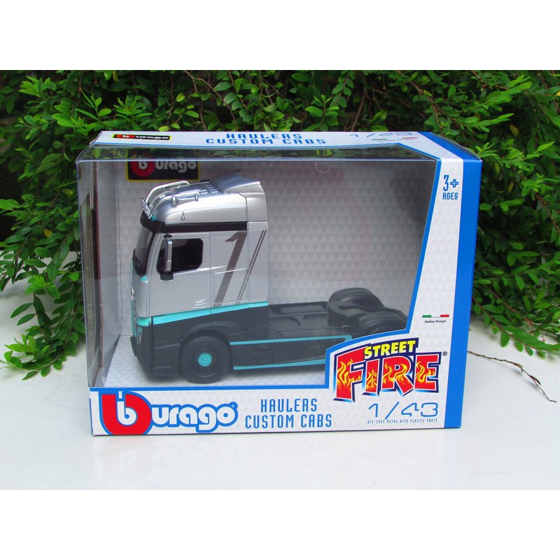 Bburago 1/43 Mercedes Benz Actros Gigaspace Trailer Head Volvo FH16 ...