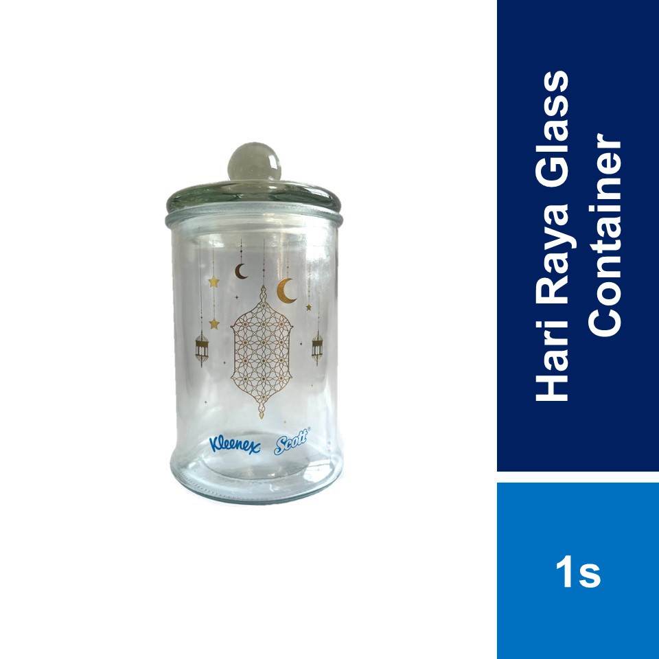 [Gift Redemption] Kleenex and Scott Hari Raya Glass Container | Shopee ...