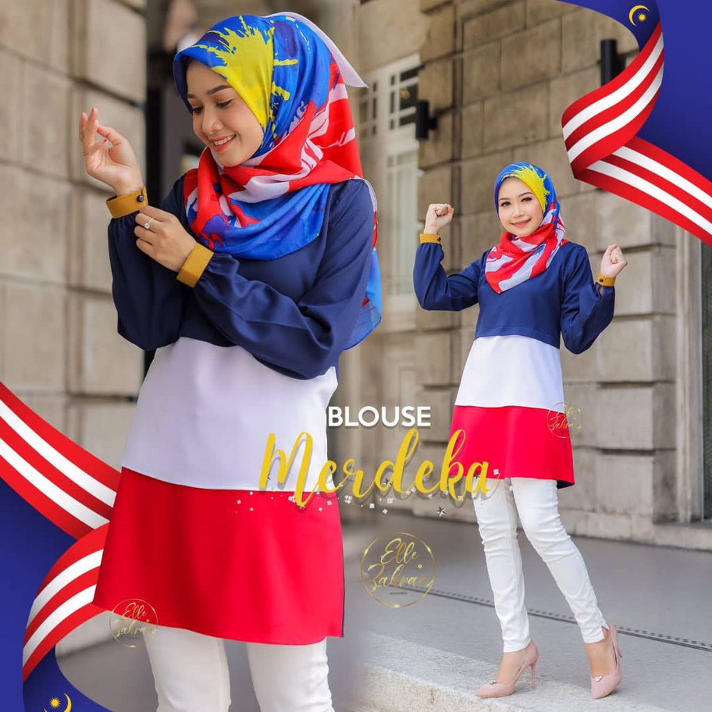 Blaus Merdeka Blouse Malaysia baju merdeka mesra whuduk dan mesra ...
