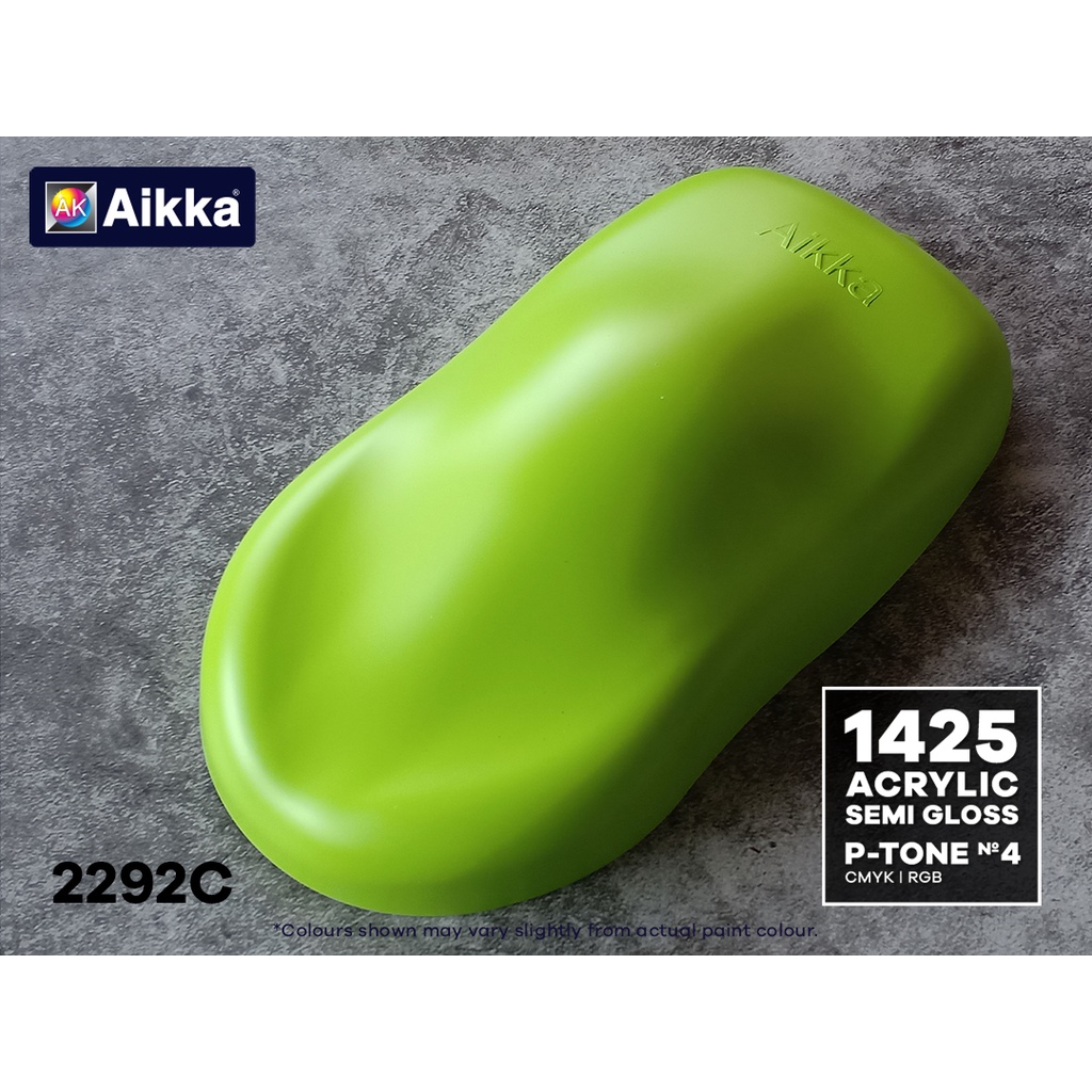 AIKKA Paint PANTONE Colour 2292C / 1425 ACRYLIC SEMI GLOSS PAINT ...