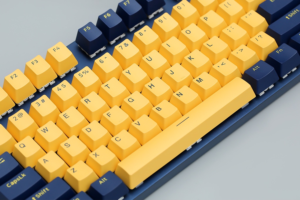 Rapoo V500 Pro Yellow Blue Mechanical Keyboard (Switch Rapoo) | Shopee ...