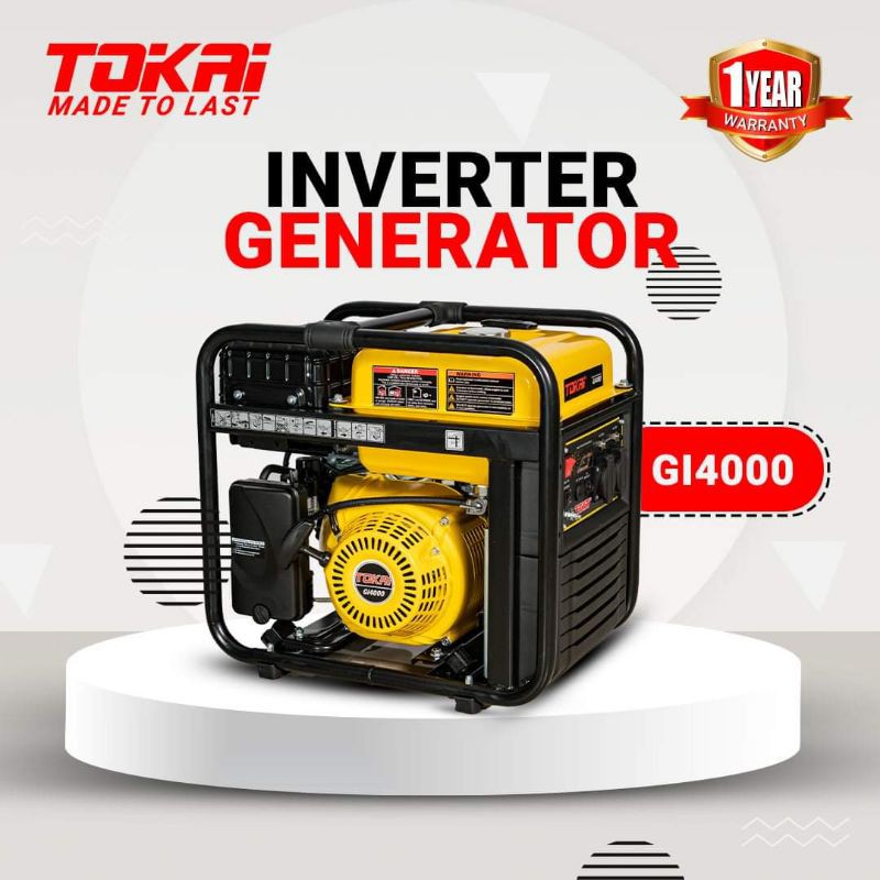 Tokai Japan Brand Petrol Generator Inverter Gi4000 Max 3800 watt Best ...