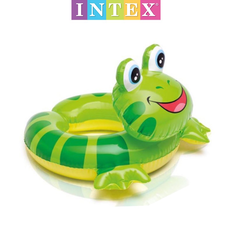INTEX 59220 6Design Animal Split Rings Inflatable Float Swimming Ring ...