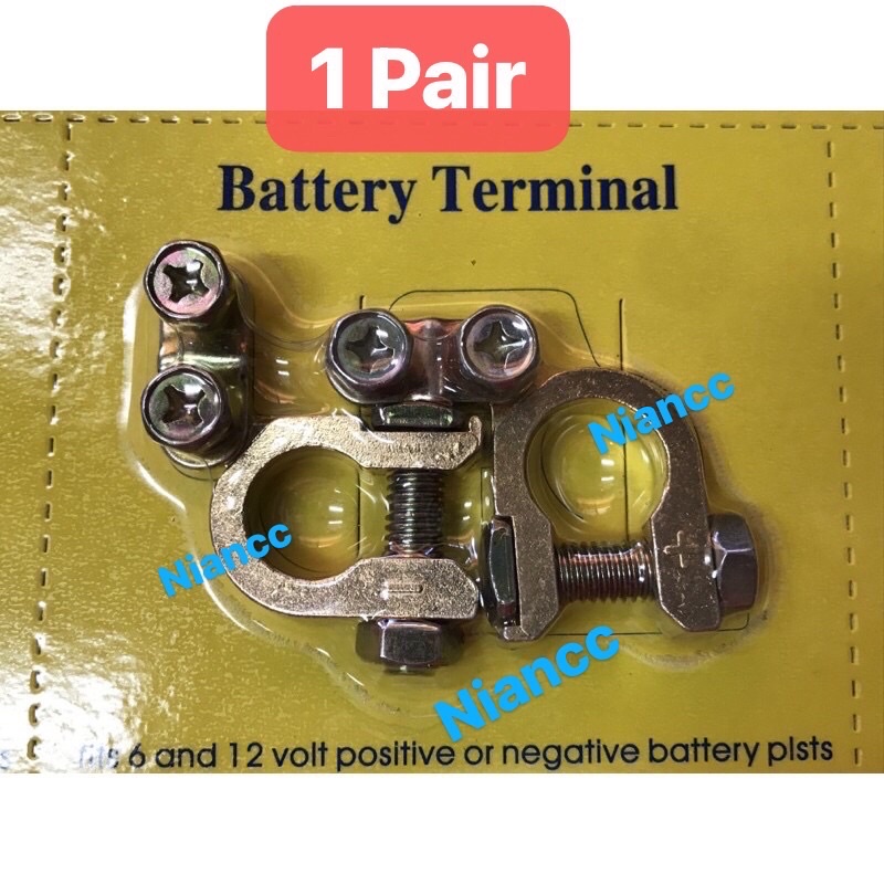 [ 1Pair ] BT007 Battery Terminal / Therminal / Battery Clamp APPLY for ...