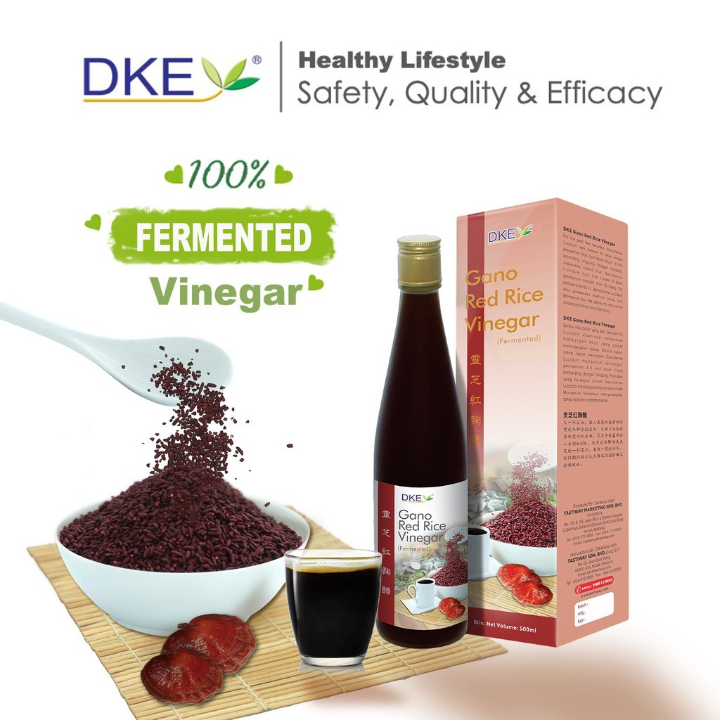 DKE Red Rice Vinegar 500ml | Shopee Malaysia