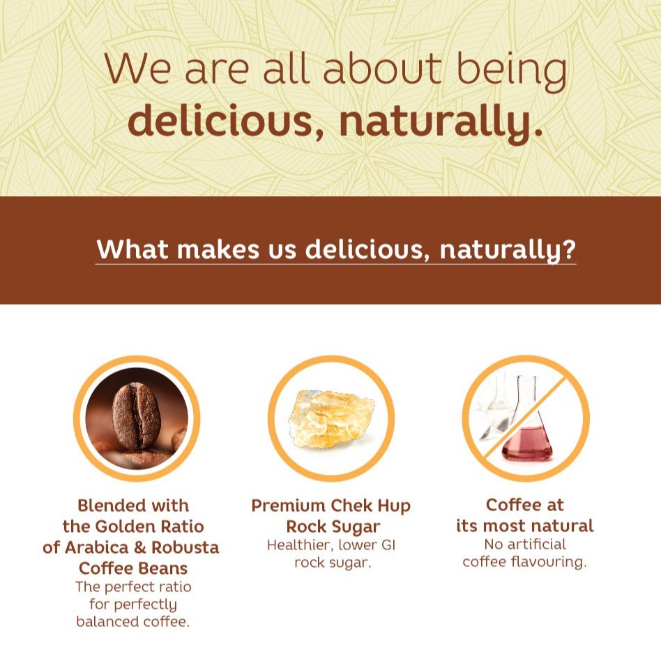 Chek Hup 3 in 1 Ipoh White Coffee Rich 40g x 12s , Original 40g x 12s ...