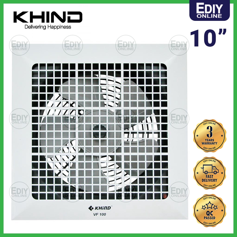 KHIND CEILING WALL Exhaust Ventilation Fan EF8001 EF1001 EF1201 VF100 ...