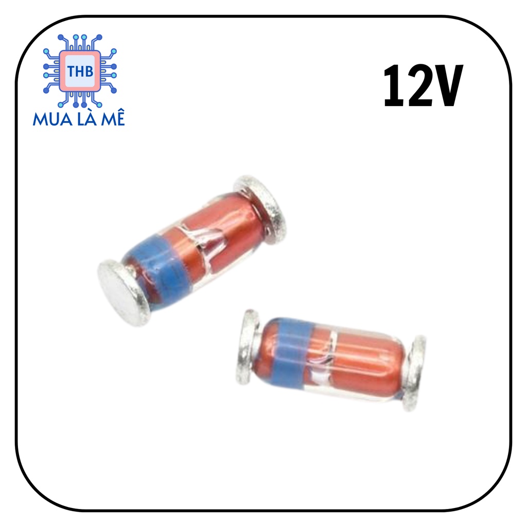 Zener SMD Diode 1W 12V ZM4742A LL41 (10c) | Shopee Malaysia